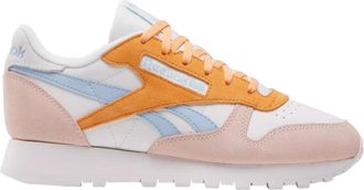 Reebok Damen Classic Leather Sneaker,Chalk Washed Clay Soft Blue,40.5 EU