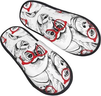 Generic Unisex Pantoufles Singe Chausson Maison Antid&eacute;rapant Chaussons Femme pour Homme Femme Ext&eacute;rieur M