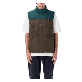 Patagonia Vintage Daunenweste f&uuml;r kaltes Wetter - - Jackets - Herren - Braun - S