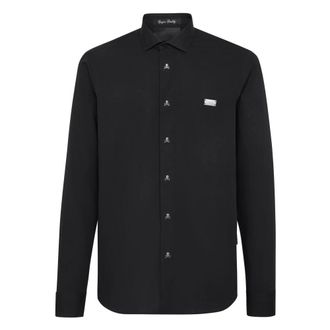 Philipp Plein Sugar Daddy Cut Shirt - - Shirts - Herren - Schwarzk - 5XL