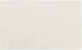 Douceur d'Int&eacute;rieur Rechteckiger Teppich (68 x 110 cm) Geode, Viskose-Relief