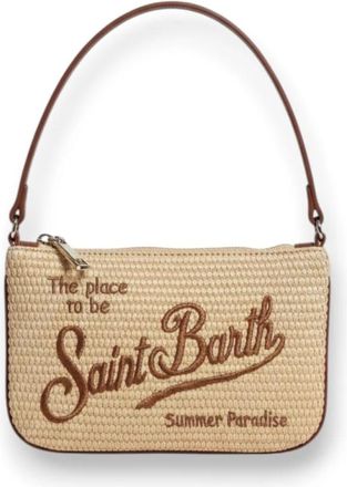 MC2 Saint Barth Femme, Sacs, Beige, Taille: ONE Size Handbag
