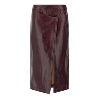 ARMARIUM Ember Midi Rock - - Skirts - Damen - Rot - 2XS