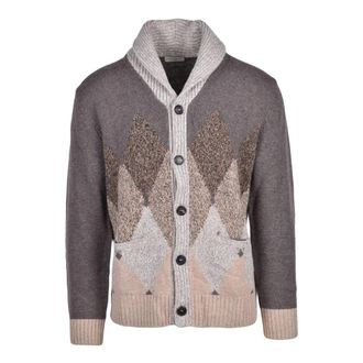 Ballantyne Strickjacke mit Kn&ouml;pfen - - Knitwear - Herren - Mehrfarbig - 2XL