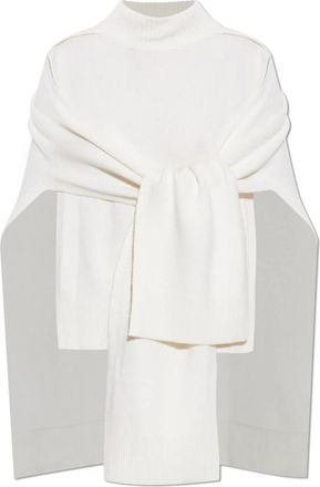 Lisa Yang Femme, Pulls, Beige, Taille: ONE Size Simoni Poncho