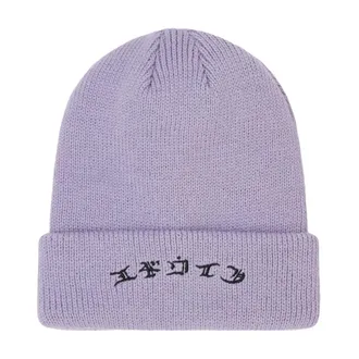 Edwin Knit Beanie - unisex - Accessoires - Violet - Taille: ONE Size