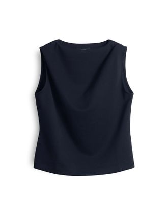 someday Damen Sweatshirt | UKAIDA Slim drapiertes Sweatshirt in Twill Optik Ocean, 40