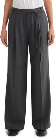 Mavi Damen Woven Pants Belt Jeans, antrasit pin Stripe, XL