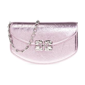 Ganni Femme, Accessoires, Rose, Taille: ONE Size Lulu Wallet On Chain