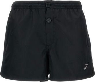 Jacquemus Homme, Maillots de bain, Noir, Taille: S Puntini Swim Shorts