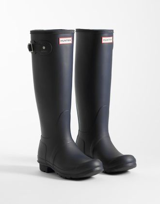 Hunter Original Tall - Wellington - Stiefel in Marine-Navy
