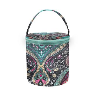 Generic Leere kleine Garn-Aufbewahrungstasche, zitronengelb, gestrickte Wolltaschen, tragbar, for Reisen, organisieren Sie die Aufbewahrung for H&auml;kelnadeln un