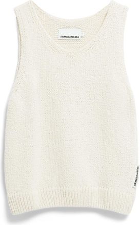 Armedangels Damen Stricktop aus Bio-Baumwoll Mix RAAHEL Regular Fit Oatmilk