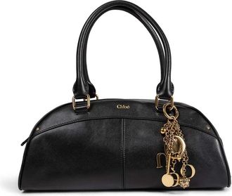 Chlo&eacute; Bowling Zipped Top Handle Bag - - Bags - Damen - Schwarzk - ONE SIZE