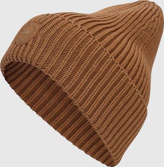Stella McCartney Logo Beanie, Woman, Brown