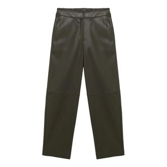 Alpha Studio Ad-8702Q Lederhose - - Trousers - Damen - Gr&uuml;n - M
