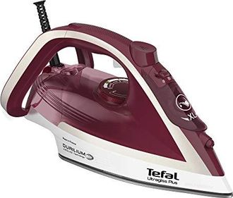 T-fal Ultragliss Plus Dampfbügeleisen, 2800 Watt, Dampfstoß: 250 g/Min., 50 g/Min. Dampfabgabe, kurze Aufheizzeit, Eco Mode, kratzfeste Durilium Airglide Bü