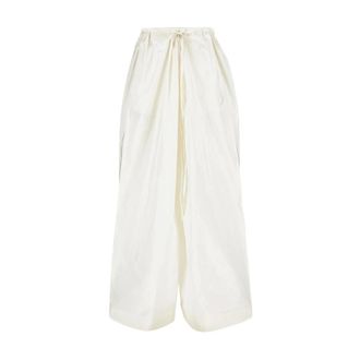 Daniela Gregis Femme, Pantalons, Blanc, Taille: ONE Size Wide Pantalons