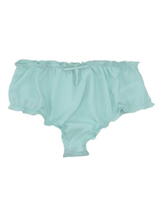 Vivetta culotte &agrave; volants - Vert