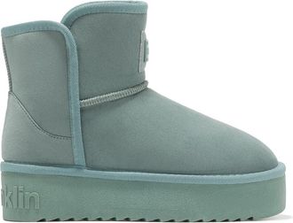 D.Franklin D. Franklin - Niedrige Australian Boots Nordic V2 Basic Low in Grün - Damenstiefel - Lässige Mode - Größe (38) - Modell Nordic - v2