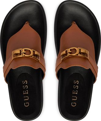 Guess Zehentrenner Guess FLJFRR LEA03 Hellbraun