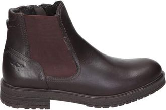 Kangaroos Bottines dhiver en cuir pour homme, marron, avec fermeture éclair latérale, style élégant, 660-18, marron, 40 EU