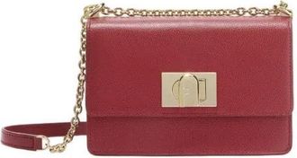 Furla Hobo Bags - 1927 Mini Croosbody Bag In Cherry Leather - Gr. unisize - in Rot - f&uuml;r Damen