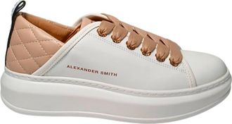 Alexander Smith Femme, Chaussures, Blanc, Taille: 37 EU Pelle Baskets