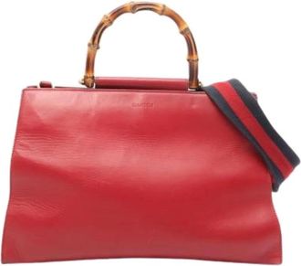 Gucci Sac &agrave; main vintage doccasion - Femme - Pre-owned - Rouge - Taille: ONE Size