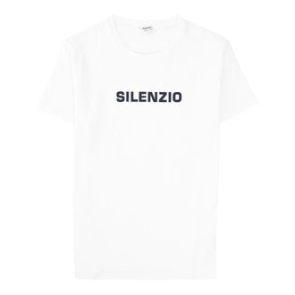 Aspesi Silenzio Rundhals T-Shirt - - Tops - Herren - Wei&szlig; - S