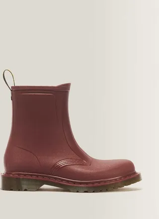 Dr. Martens 1460 Rain Stiefel in Rot, Gr&ouml;&szlig;e: 36