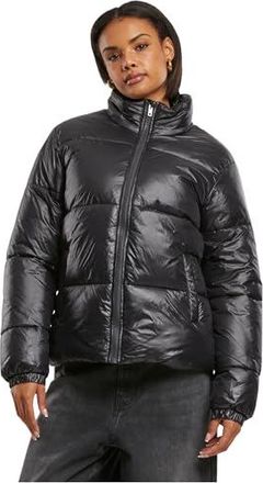 Urban Classics Doudoune Courte Femme Veste dhiver noir L 100% Polyester