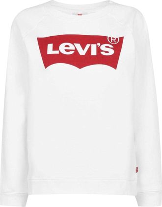 Levi's Sweatshirt f&uuml;r Damen, Rundhalsausschnitt (Wei&szlig;)