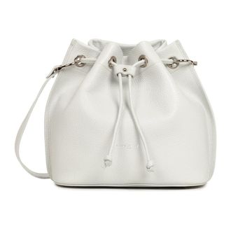 Lancaster Beuteltasche Alba Double Hellgrau - - Bags - Damen - Wei&szlig; - ONE SIZE