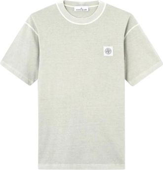Stone Island Homme, Tops, Vert, Taille: XL T-Chemises