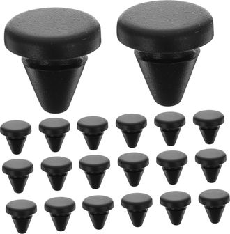 NUOBESTY 20stücke Gummistopfen Konischer Gummi-rohrstopfen Für Hohe Temperaturen Stoßdämpfung Schutz Für Geräte Abdichtung Von Löchern Weich Und Langlebig Koni