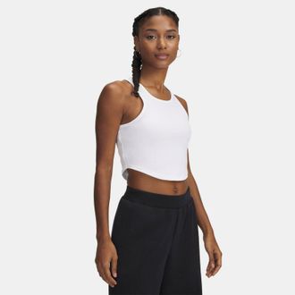 Under Armour Rival Rib Tanktop für Damen Weiß / Weiß XXL
