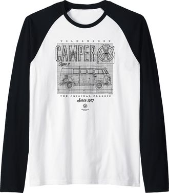 Volkswagen Typ 2 VW Camper Van Der Original Classic Raglan