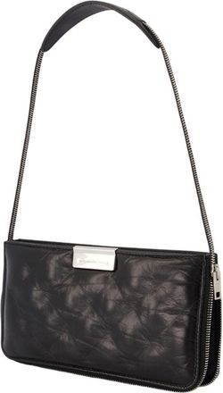 Alexander Wang Siren Leather Shoulder Bag - Black