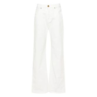 Pinko Wanda Wide Leg Jeans - - Jeans - Damen - Wei&szlig; - W27