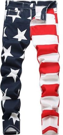 Generic Jean Homme Jeans Homme Bureau Smart Casual Pantalon en Jean Coupe Droite Rel&acirc;ch&eacute;e Stretch Confort - Version Alternative avec Focus sur Pantalon pour S