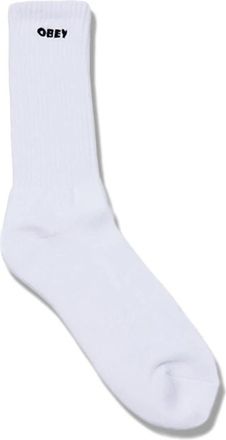 Obey Bold Socks - - Underwear - unisex - Wei&szlig; - ONE SIZE