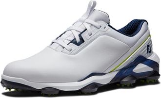 FootJoy Homme Tour Alpha Chaussure de Golf, White Navy Lime, 41 EU Large