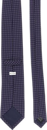 Pal Zileri Patterned Silk Jacquard Necktie - Navy