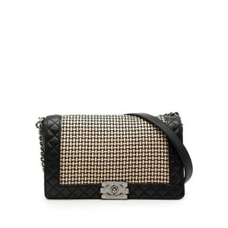 Chanel Sac bandouli&egrave;re Reverso Boy Pre-owned - Femme - Pre-owned - Noir - Taille: ONE Size