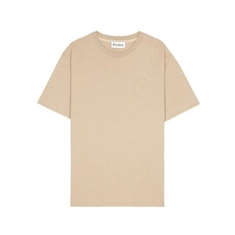 &Eacute;tudes Studio Homme, Tops, Beige, Taille: 2XL T-shirt Europa brod&eacute; en sable