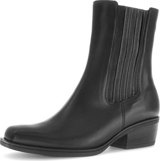 Gabor Damen Chelsea Boots, Frauen Stiefeletten,Weiss,schwarz,Jollys,rot,Glitzer,blau,Rolling-Soft,Sensitive,Basic,Derby,f,schwarz,38.5 EU / 5.5 UK