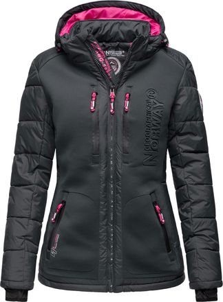 Geographical Norway Damen Winterjacke Beachwood Darkgrey XXL