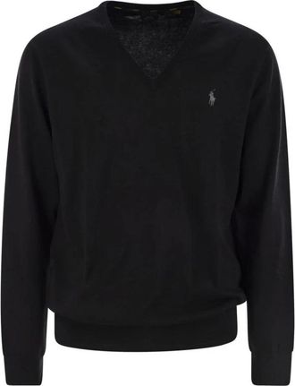 Polo Ralph Lauren Homme, Pulls, Noir, Taille: 2XL Pull Ras du Cou