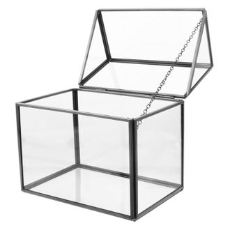 Cabilock Indoor Pflanzbeh&auml;lter mit Deckel Dekorative Gew&auml;chshaus Box f&uuml;r Mikrolandschaften f&uuml;r B&uuml;ro und Heimdekoration